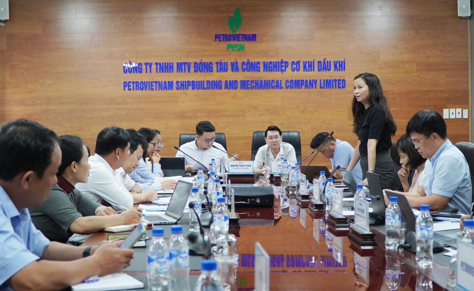 Đoàn công tác Cục phát triển doanh nghiệp nhà nước Bộ tài chính làm việc với PVSM - PVSM